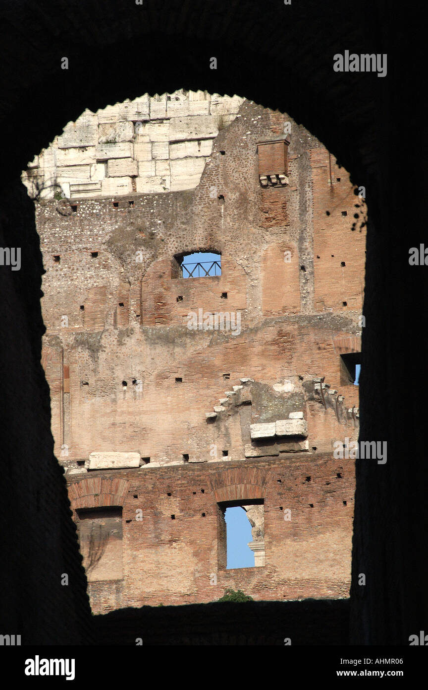 Inside the Colosseum Rome Italy Stock Photo - Alamy