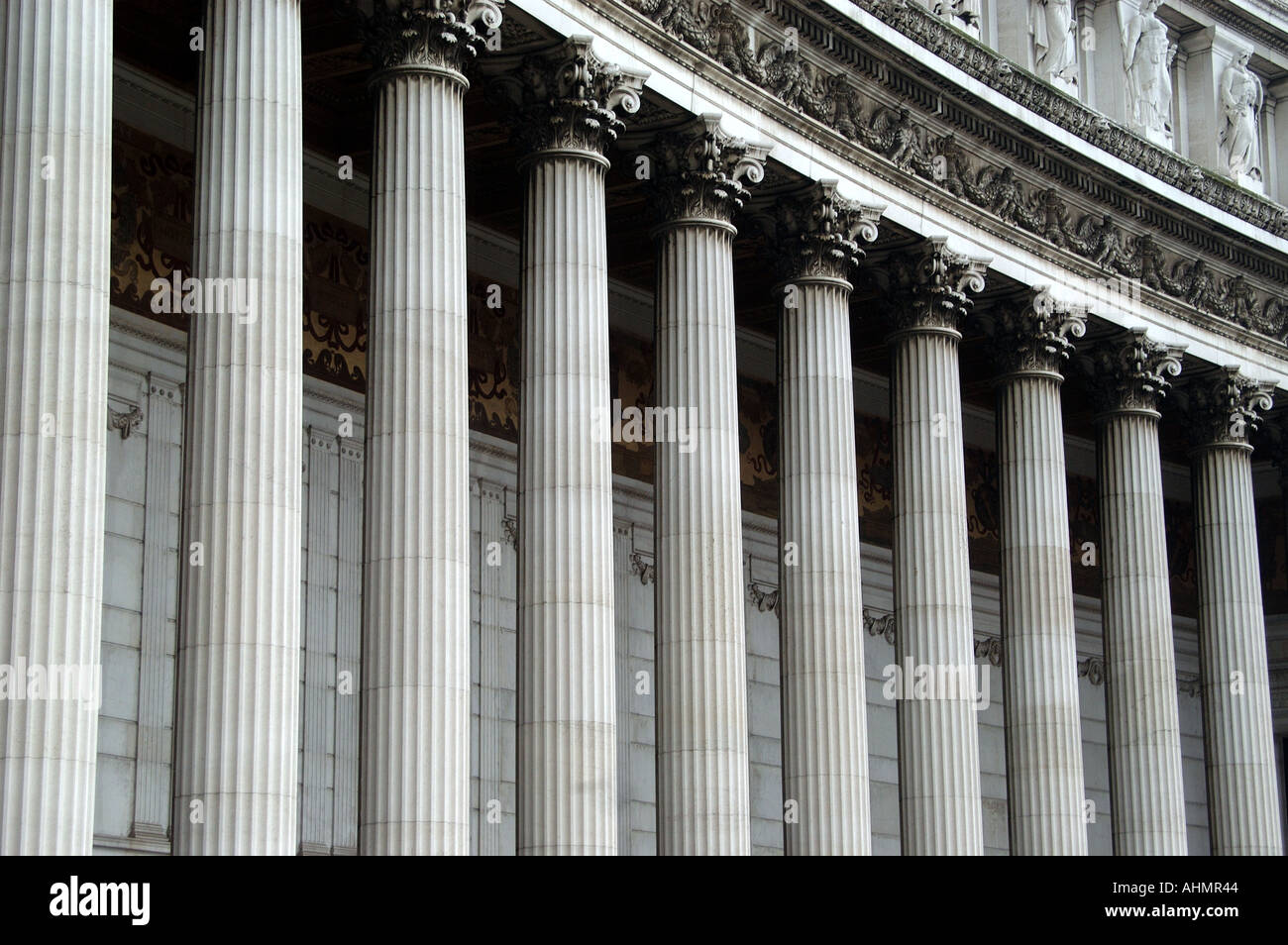 Pillars of Monumento Vittorio Emanuele II Rome Italy Stock Photo - Alamy