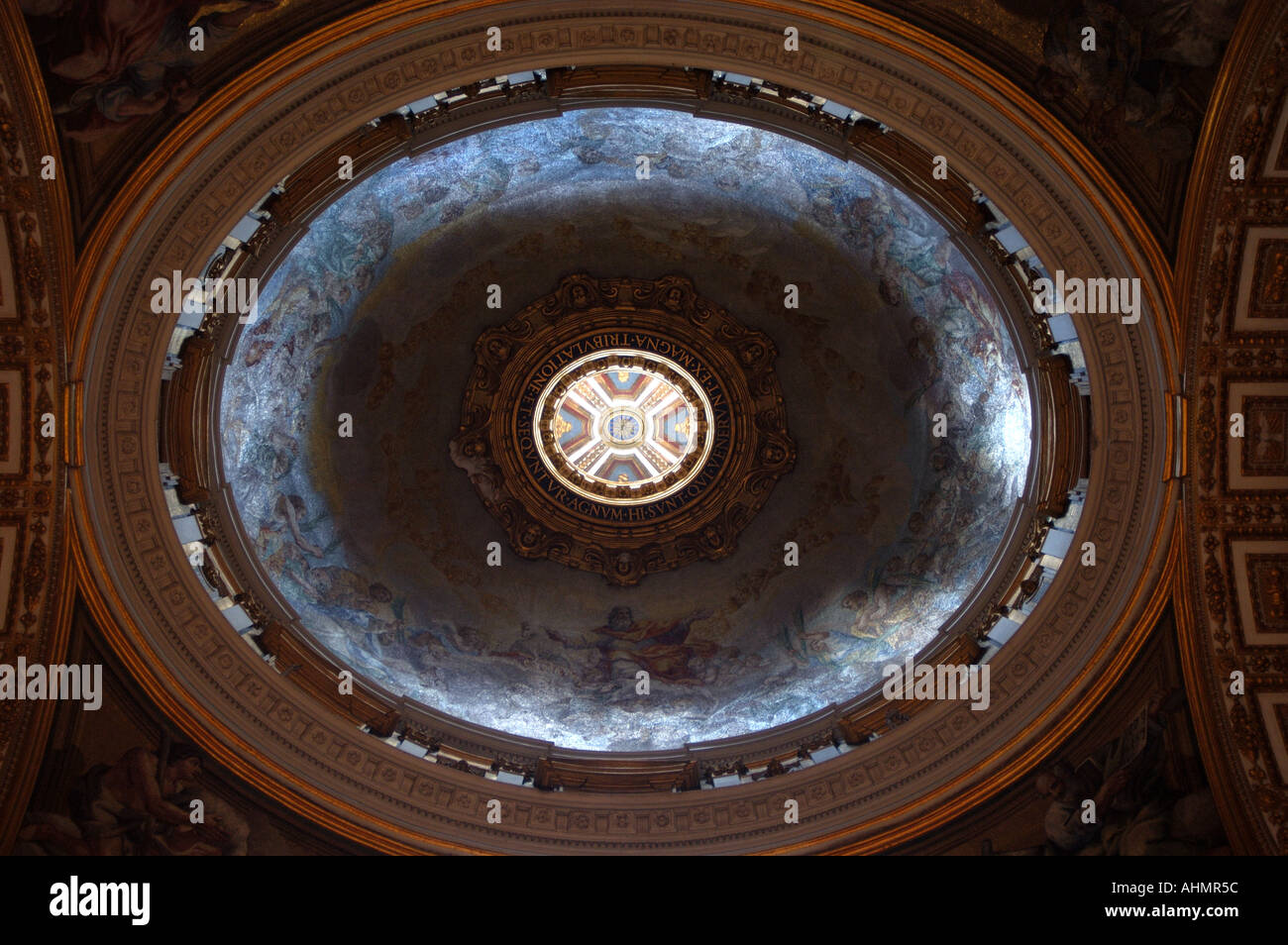 Ceiling of St Peter s Basilica Vatican City Rome Italy Stock Photo - Alamy