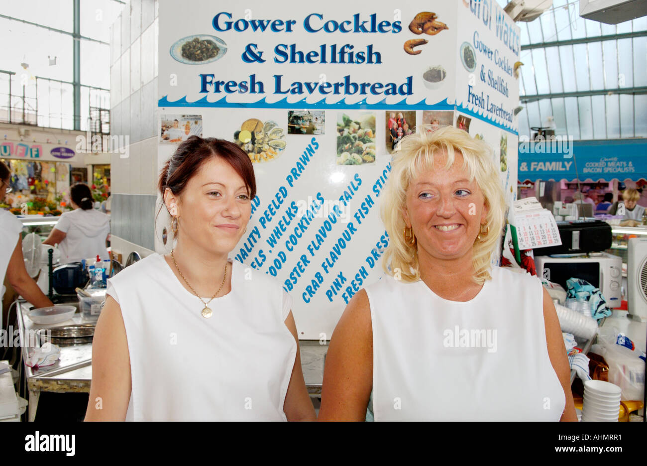 Carol Watts Gower Cockles and Shellfish stall in Swansea Indoor Food ...