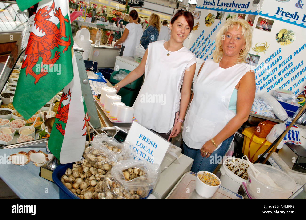 Carol Watts Gower Cockles and Shellfish stall in Swansea Indoor Food ...