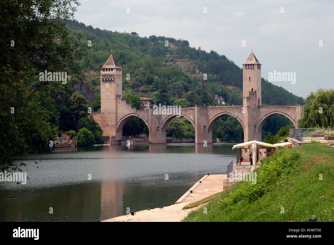 The Pont Valentre Cahors one of the few remaining 14th century ...