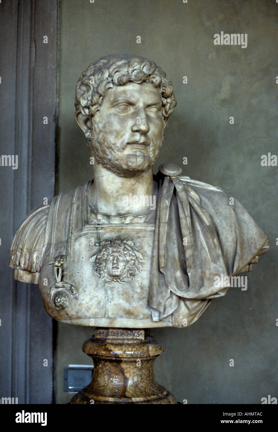 Florence Italy Rome Roman Italian Emperor Hadrianus Stock Photo - Alamy