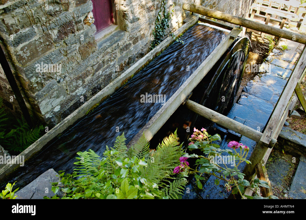 Y Felin Mill at St Dogmaels Pembrokeshire West Wales UK 17th century ...