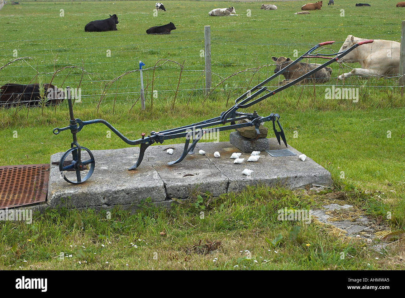 Old farm machinery Stock Photo - Alamy