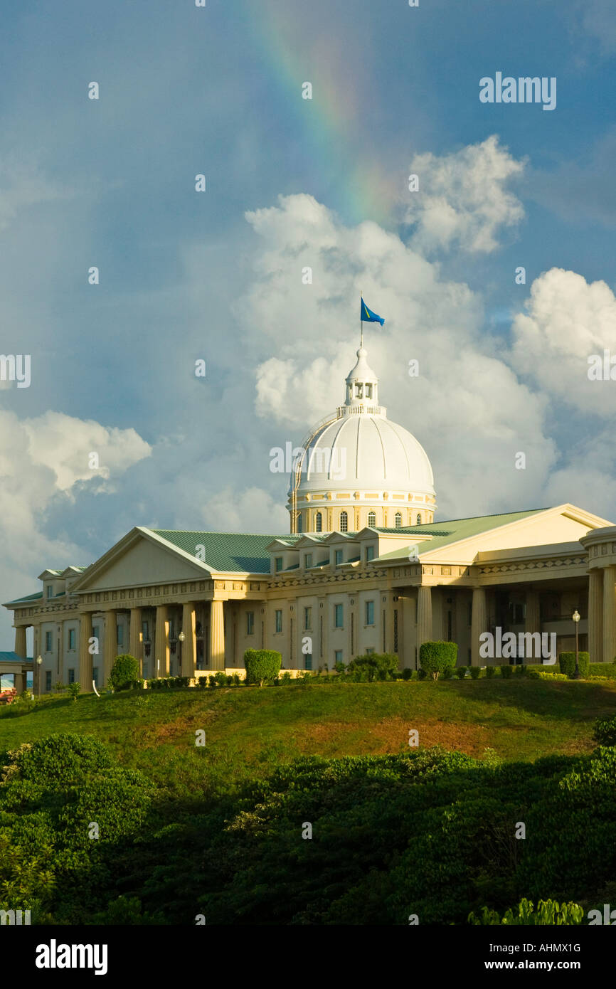 New Capital Building Melekeok Republic of Palau Stock Photo - Alamy