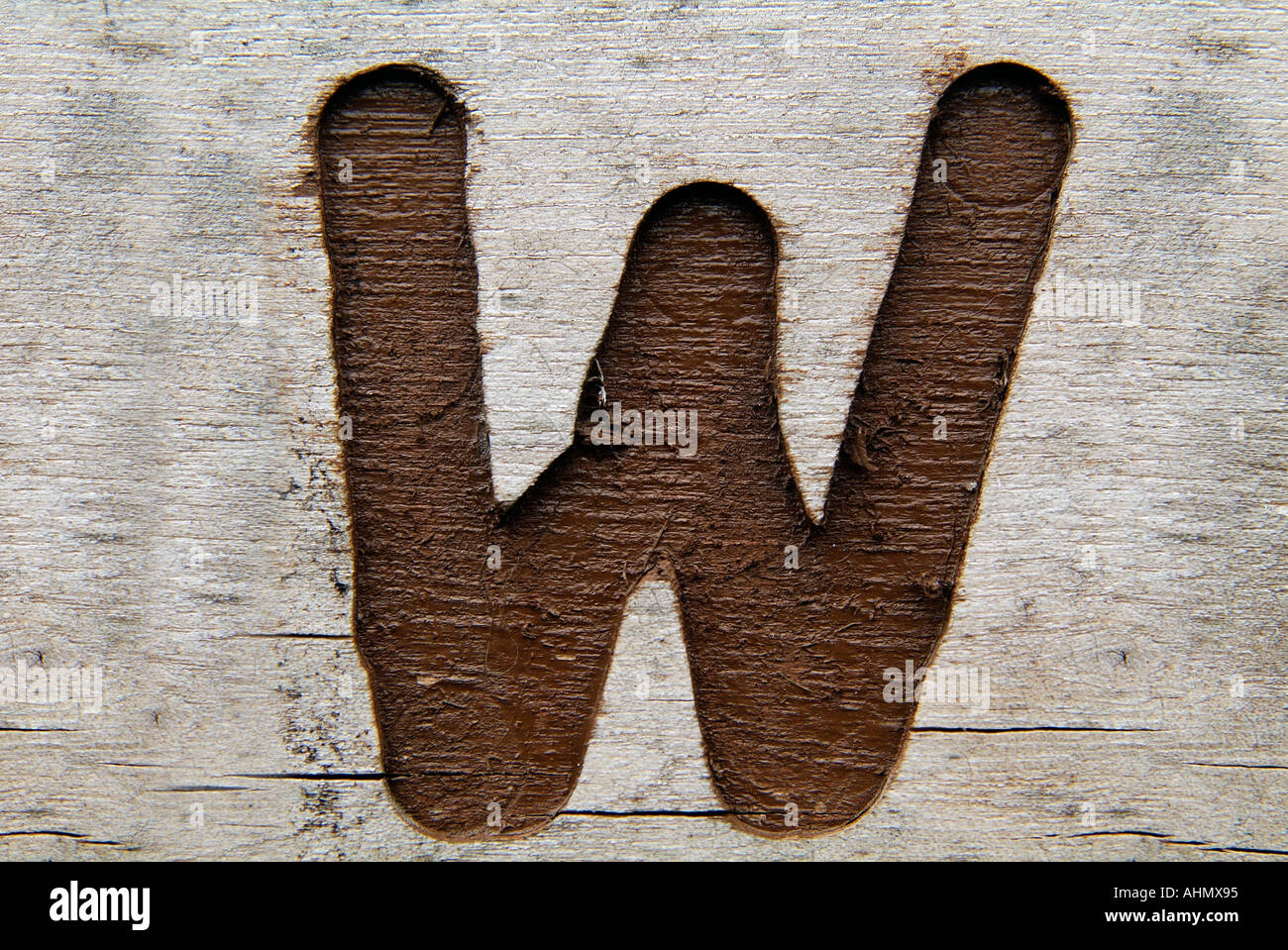 the letter w Stock Photo - Alamy