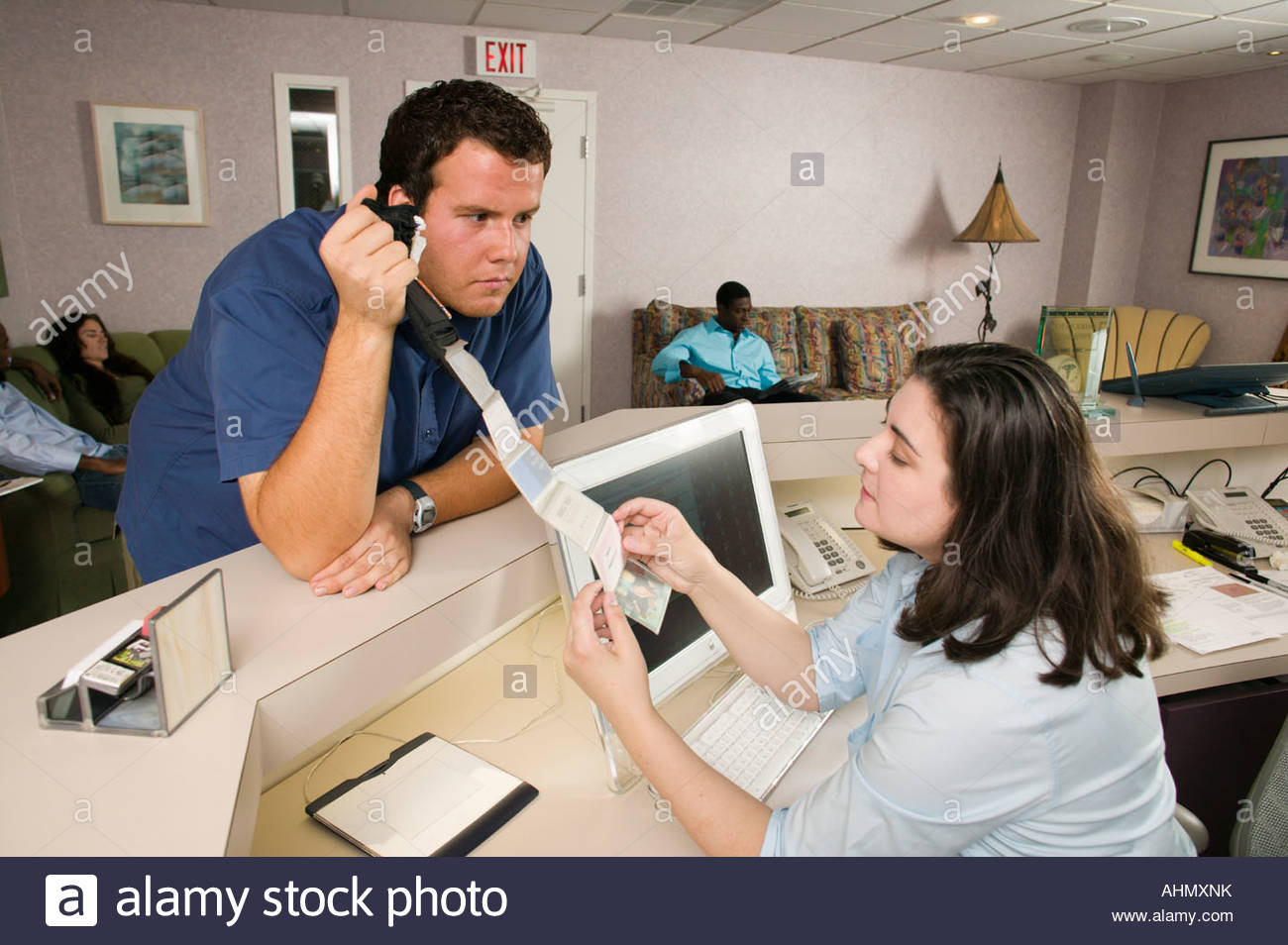 Doctors Receptionist Stock Photos & Doctors Receptionist Stock Images ...