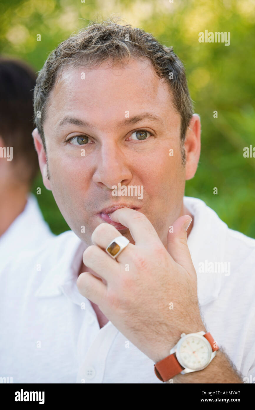 Licking hand hi-res stock photography and images - Alamy