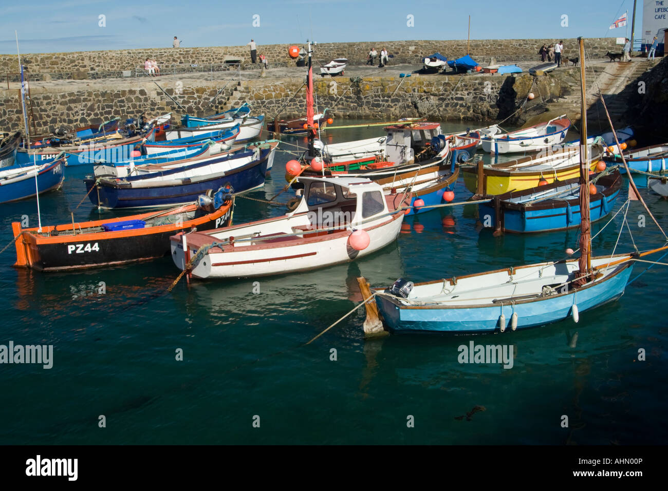 Coverack harbour, Cornwall Stock Photo - Alamy