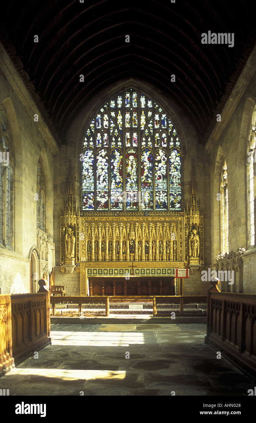 St Patrick s Church interior Patrington East Yorkshire England Stock ...