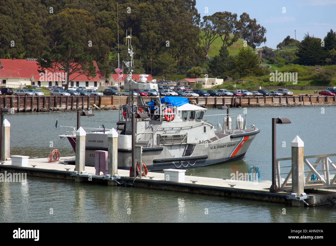 United States Coast Guard Golden Gate station near San Francisco Stock ...