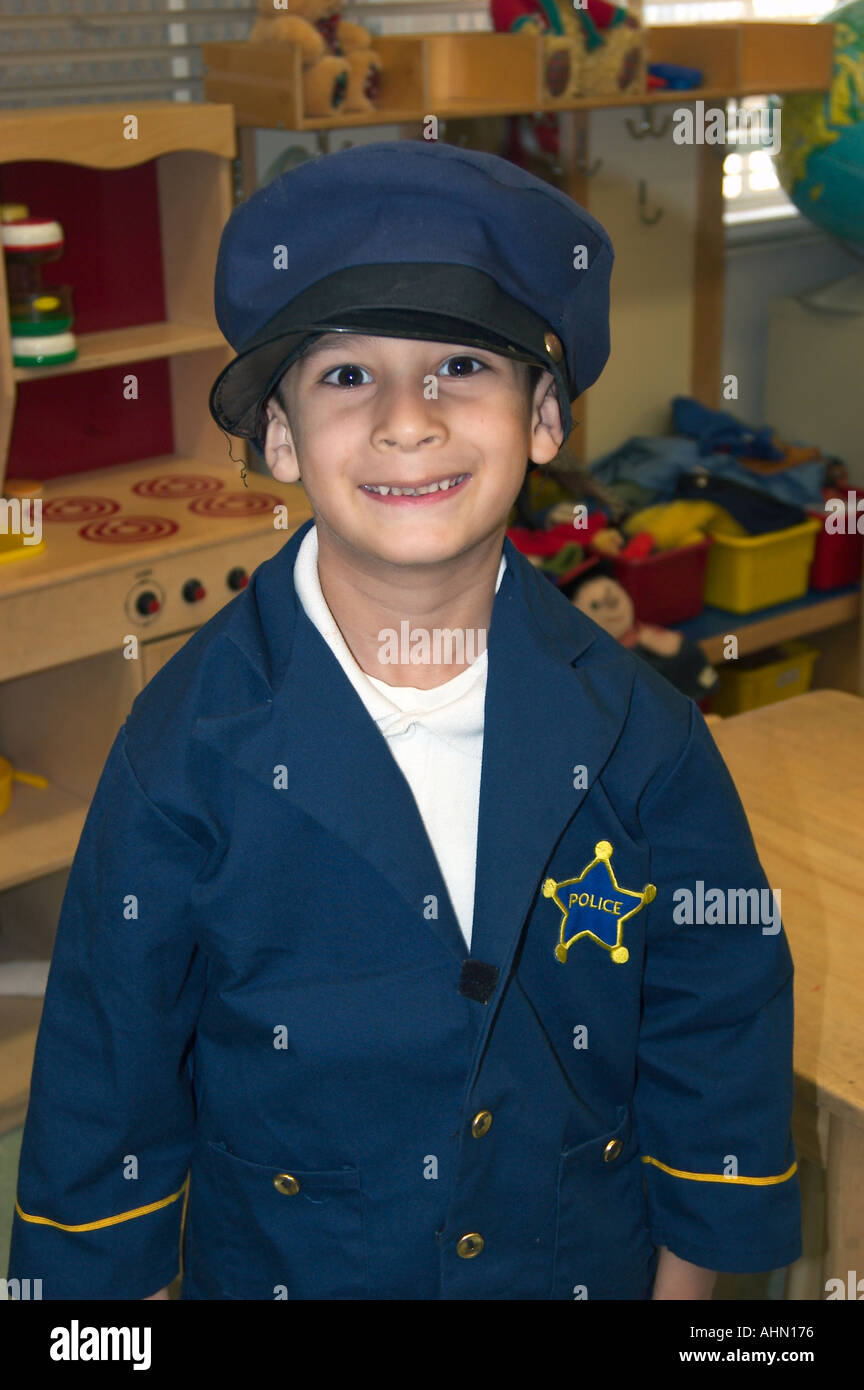 kindergarten student in play clothes Stock Photo - Alamy