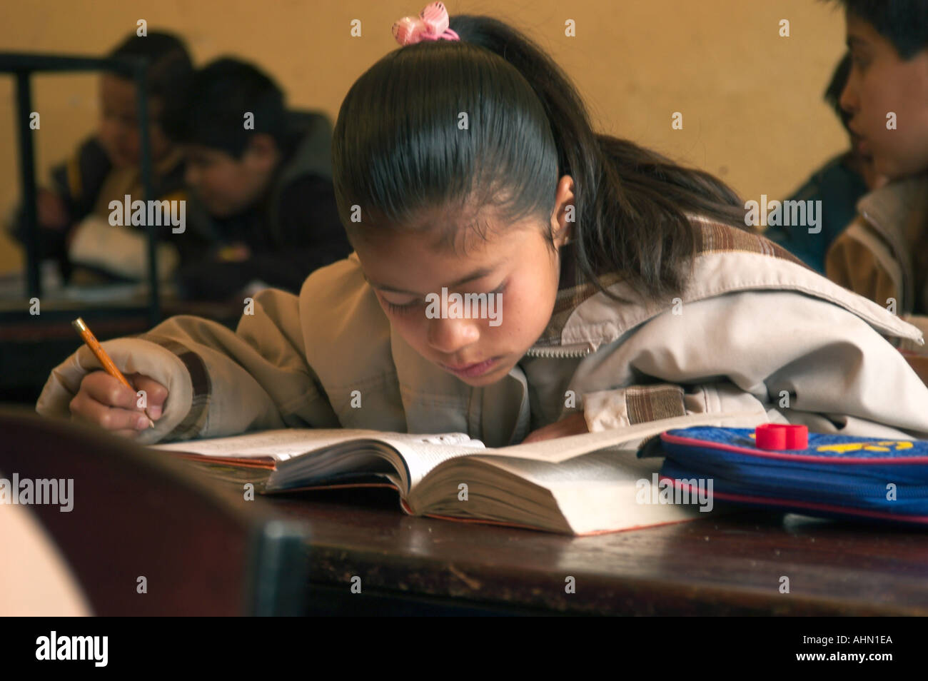 student in Mexico Stock Photo - Alamy