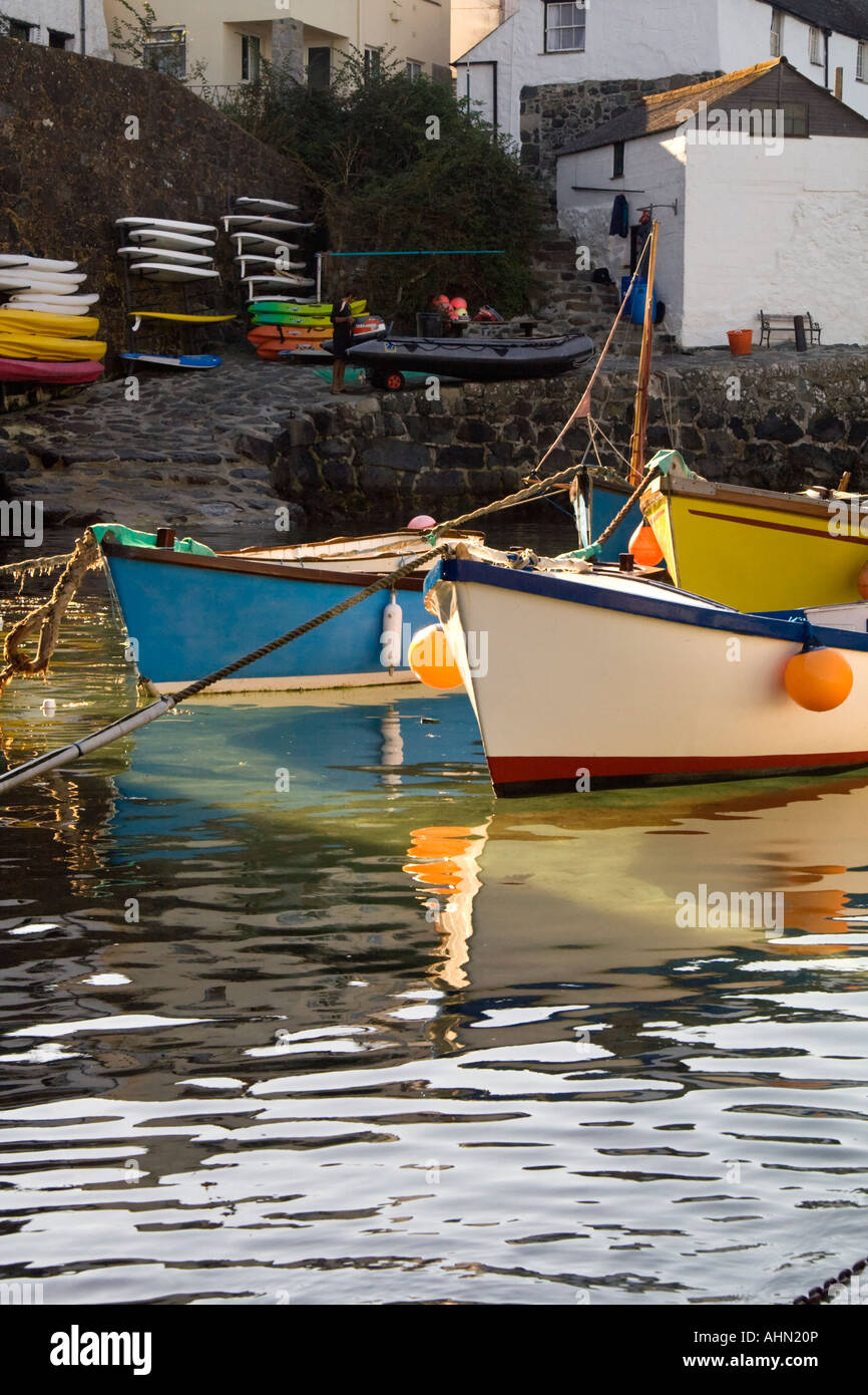 Coverack harbour, Cornwall Stock Photo - Alamy