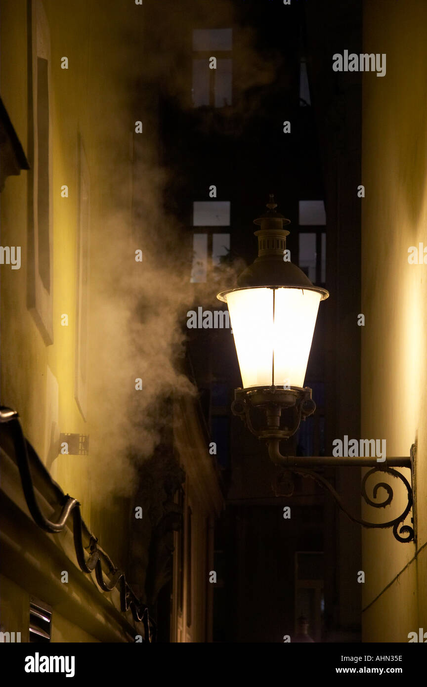 street lantern / smoke Stock Photo - Alamy