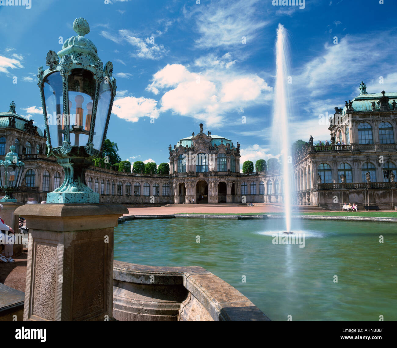 Dresden zwinger palace panoramic hi-res stock photography and images ...