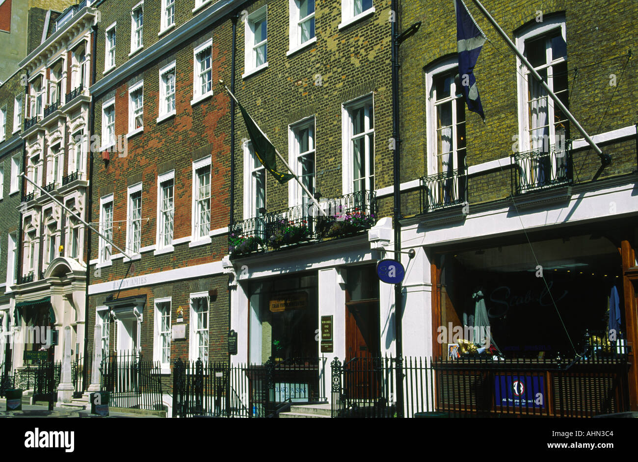 Tailors shops in Savile Row London England Stock Photo - Alamy