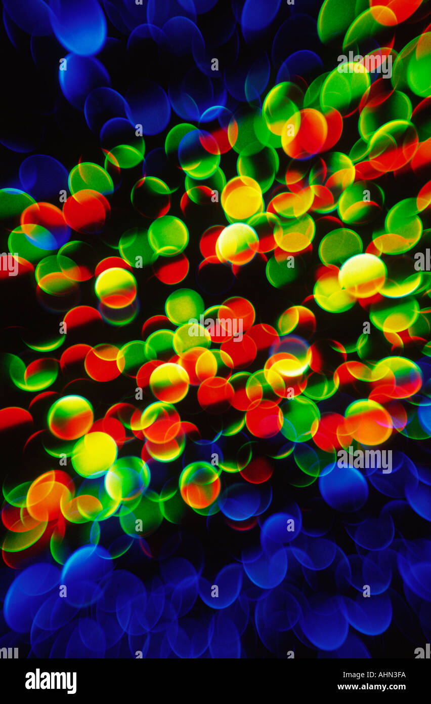 Coloured light pattern Stock Photo - Alamy
