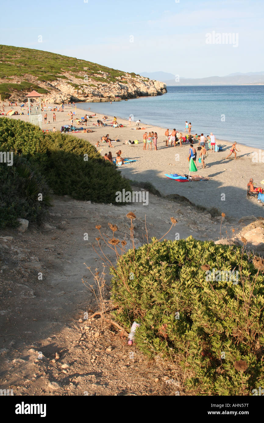 Coaquaddus beach St Antioco, Sardinia, Italy Stock Photo - Alamy