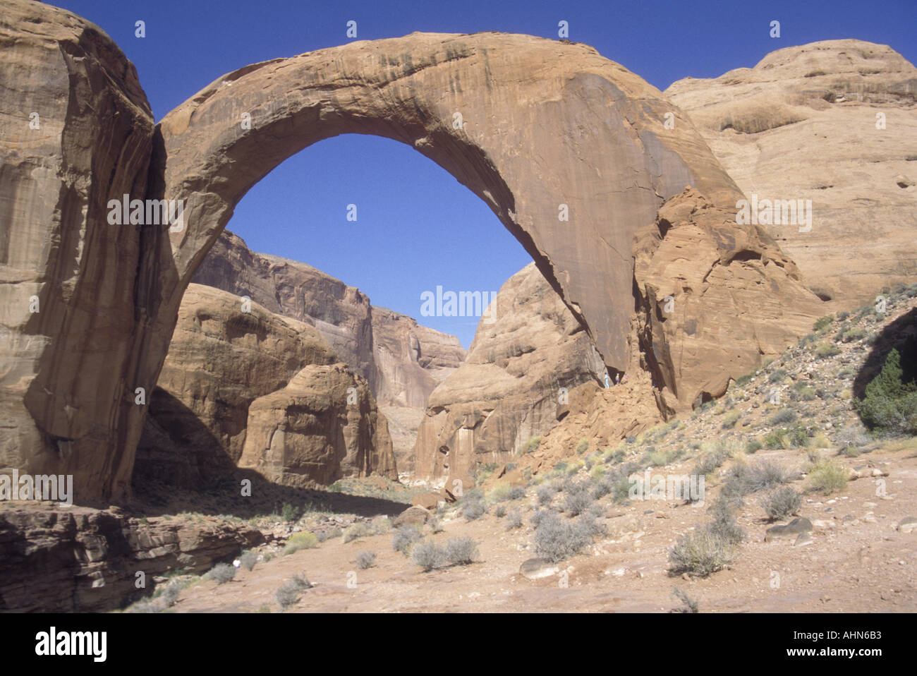 Rainbow Bridge Utah Stock Photo - Alamy