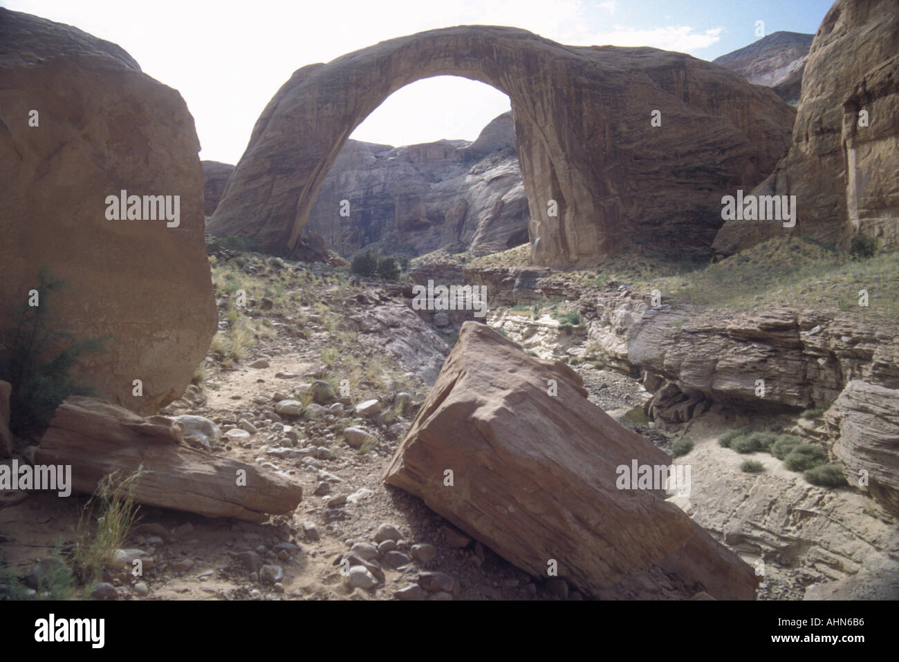 Rainbow Bridge, Lake Powell, Utah Stock Photo - Alamy