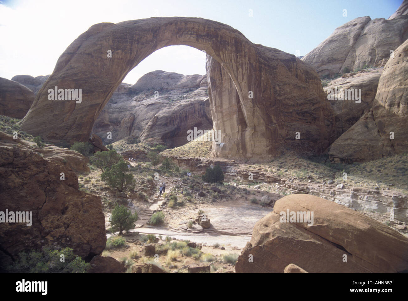 Rainbow Bridge, Lake Powell, Utah Stock Photo - Alamy