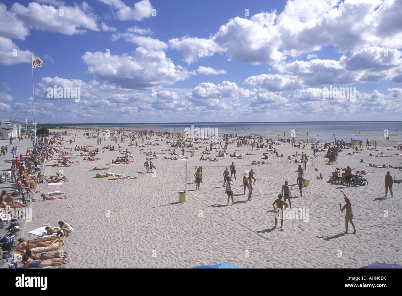 Parnu beach Estonia Stock Photo - Alamy