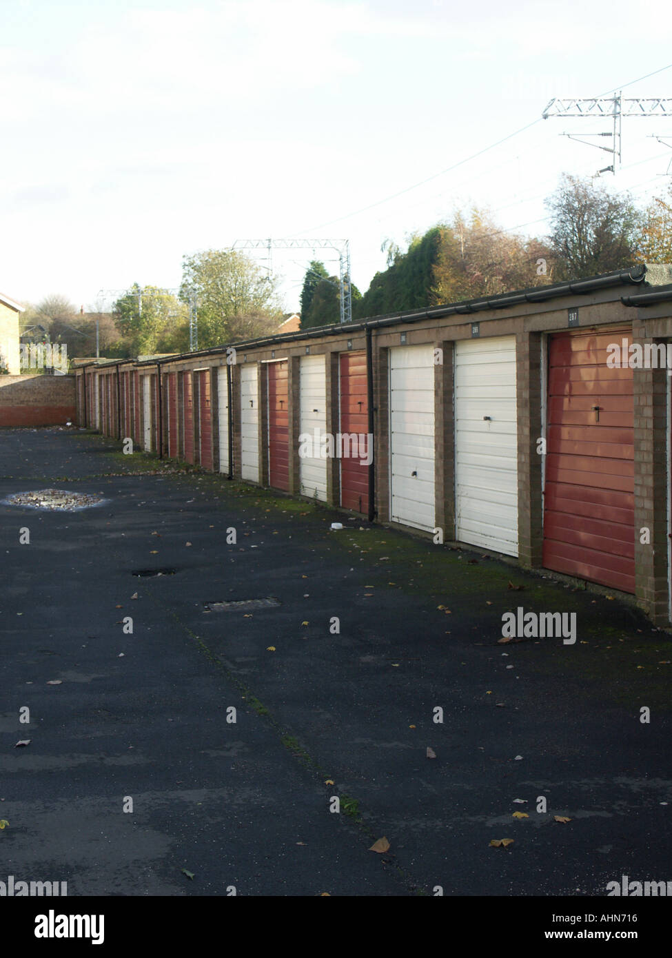 Council estate garages hi-res stock photography and images - Alamy
