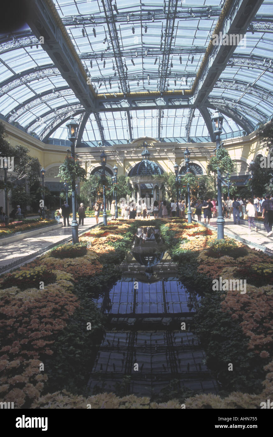 Entrance foyer Bellagio Las Vegas Stock Photo - Alamy