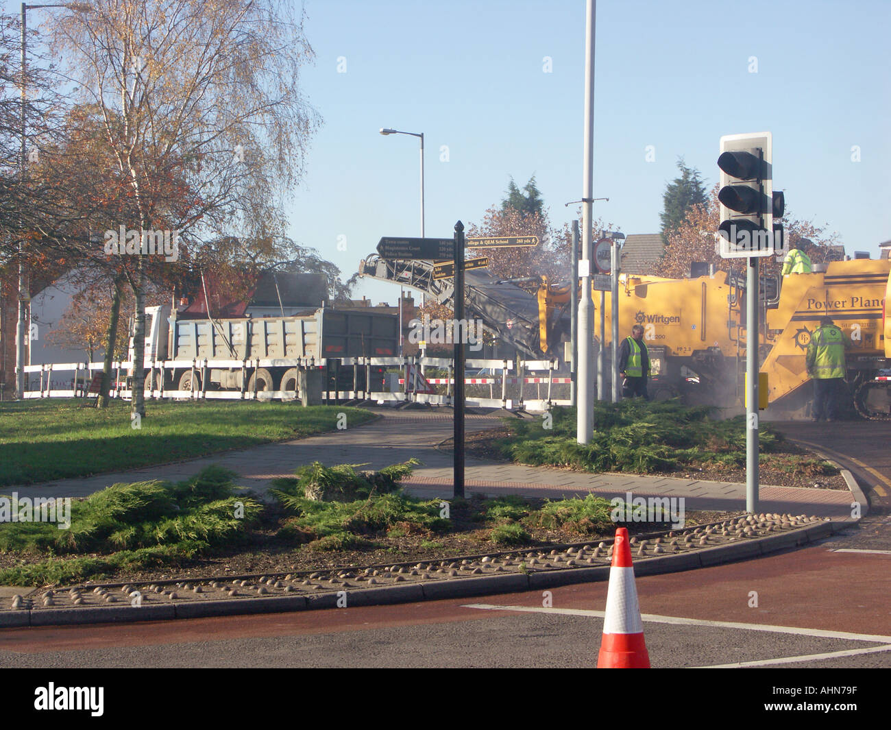 Power Plane Road surface stripping machine 5 Stock Photo - Alamy