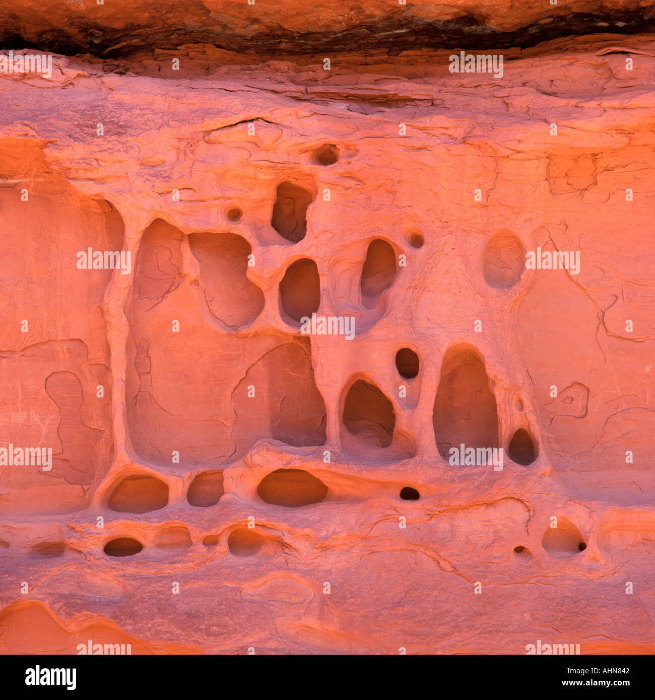 Red rock erosion Stock Photo - Alamy