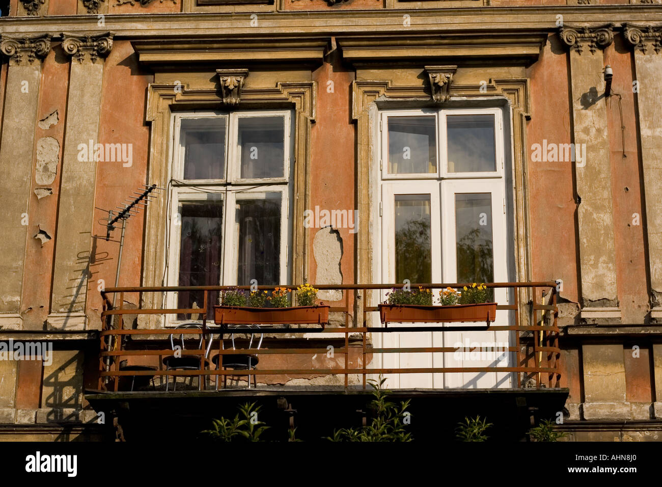 Windows and balcony Stock Photo - Alamy