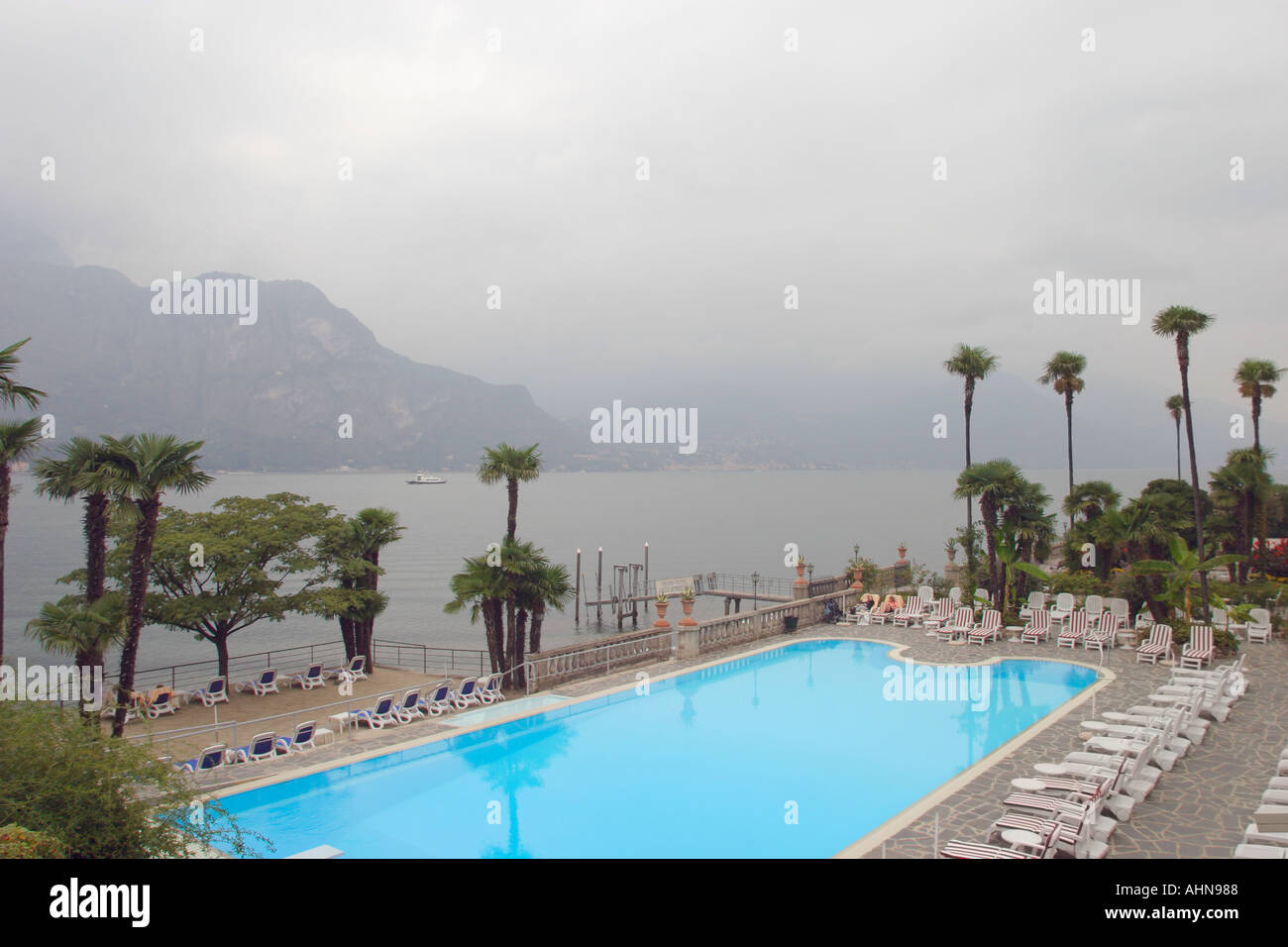 Italy Hotel Como Swimming Pool High Resolution Stock Photography and ...