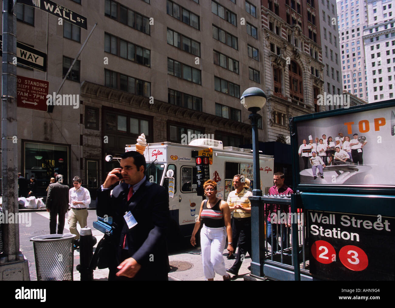 New York City Lower Manhattan Financial District Wall Street Subway ...
