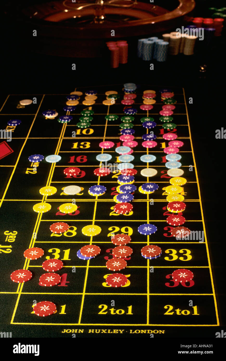 Roulette tables hi-res stock photography and images - Alamy