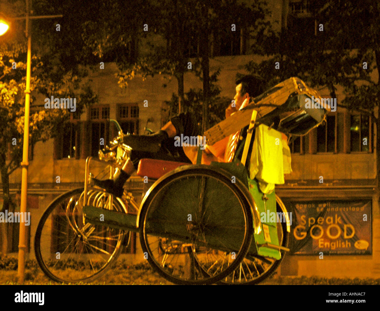Trishaw Singapore High Resolution Stock Photography and Images - Alamy