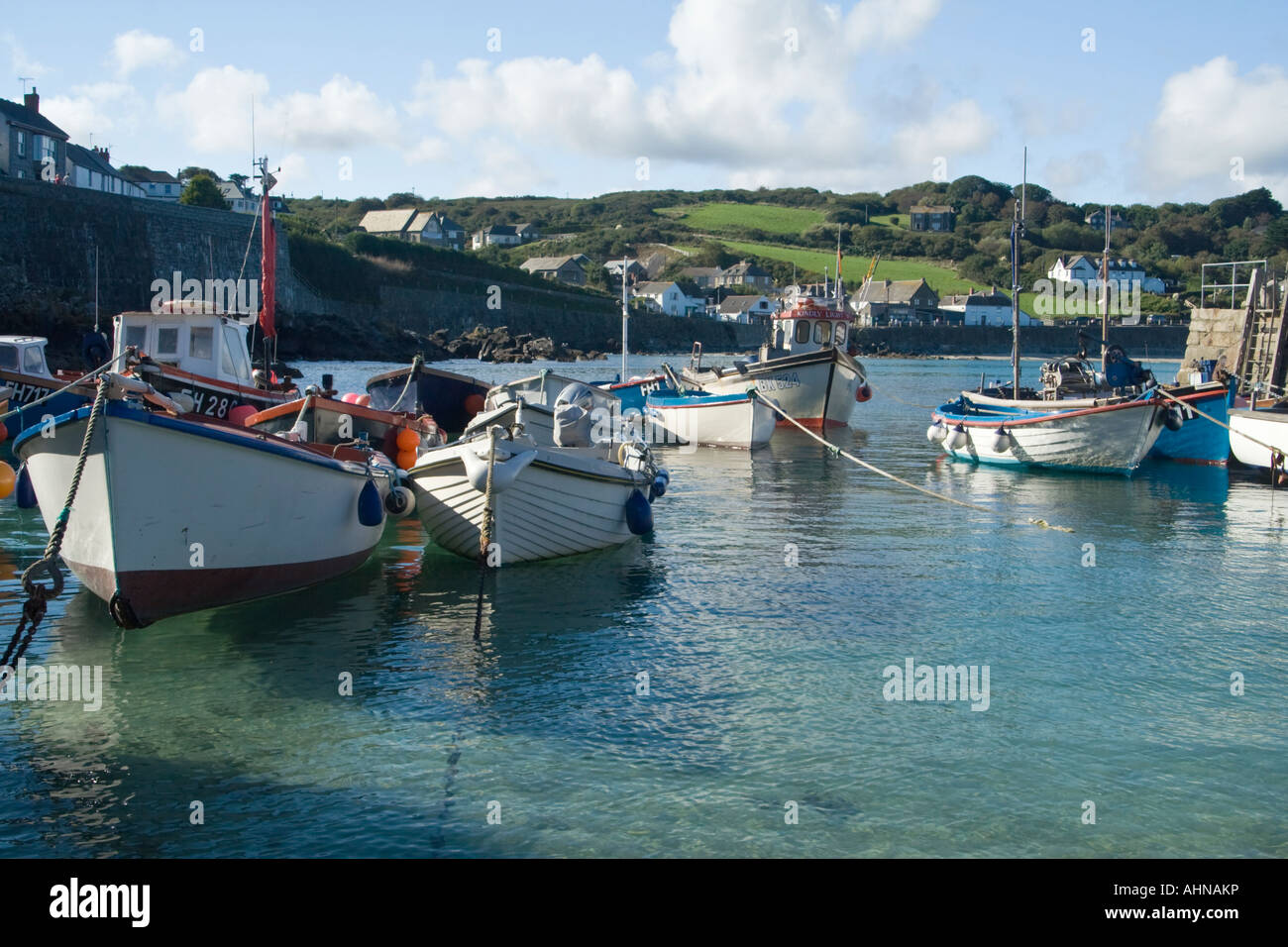Coverack harbour, Cornwall Stock Photo - Alamy