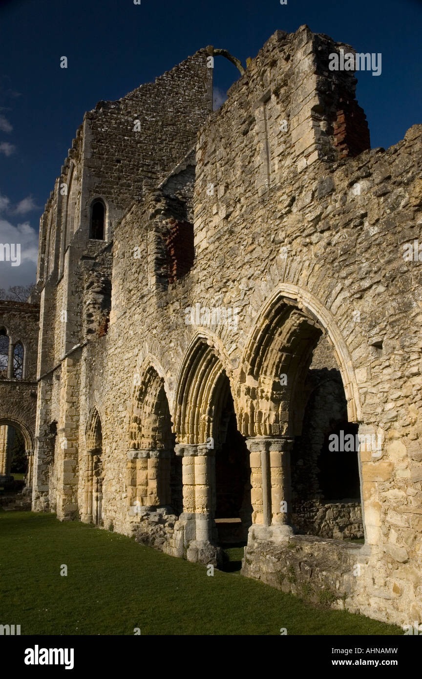 Netley Abbey Hampshire England UK Stock Photo - Alamy