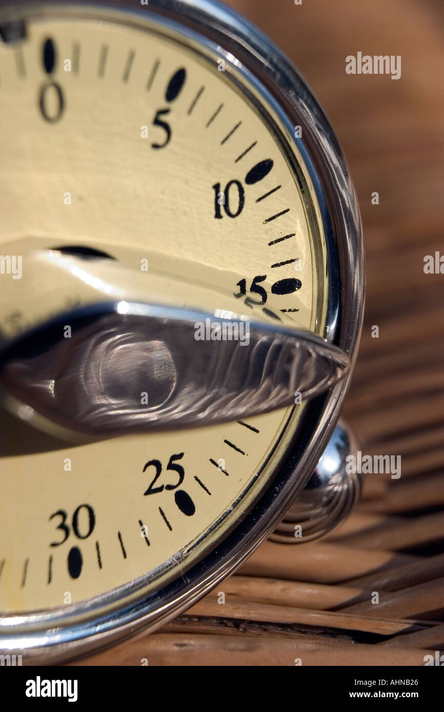 Kitchen Timer Dial Stock Photo - Alamy