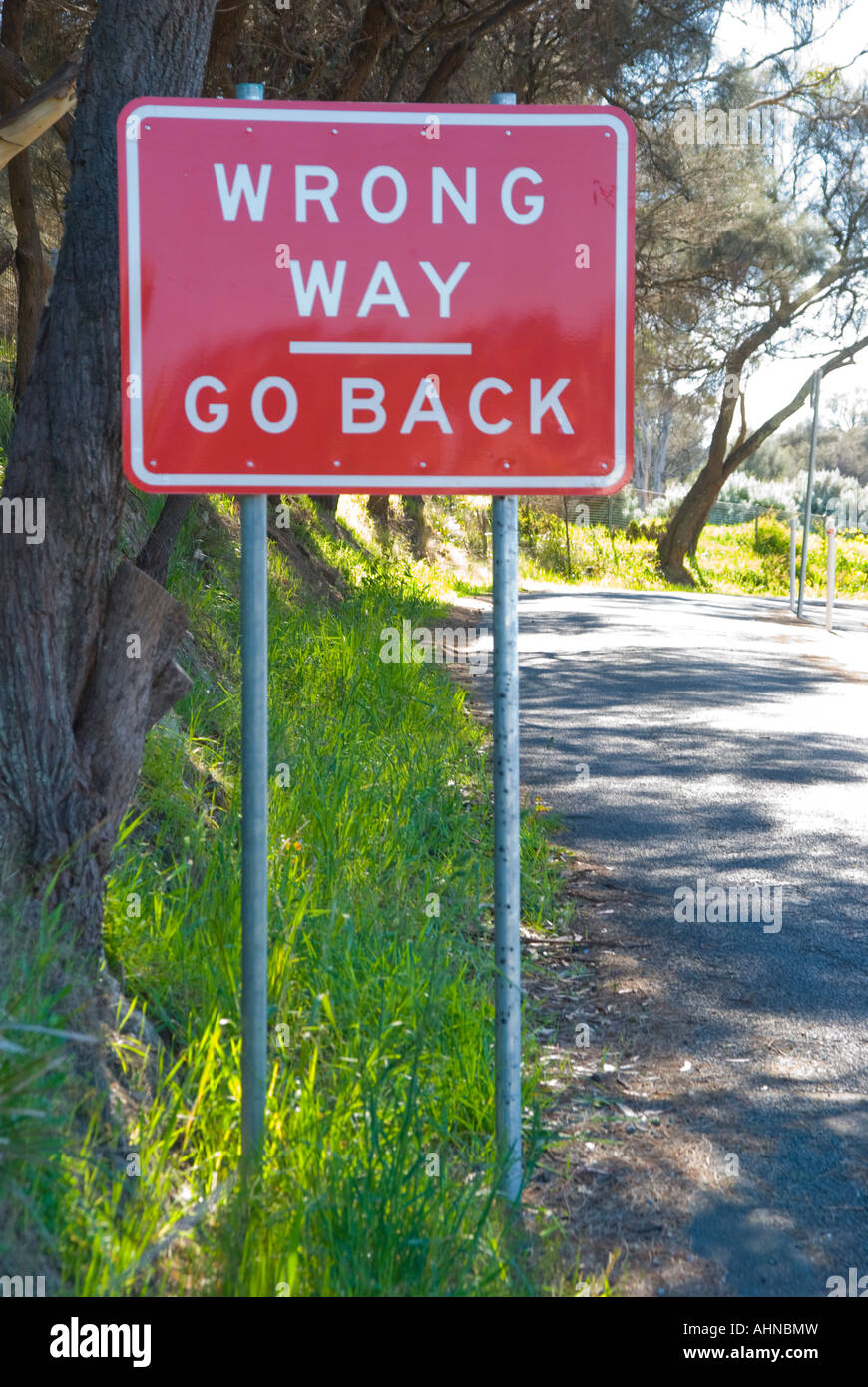 Wrong sign hi-res stock photography and images - Alamy