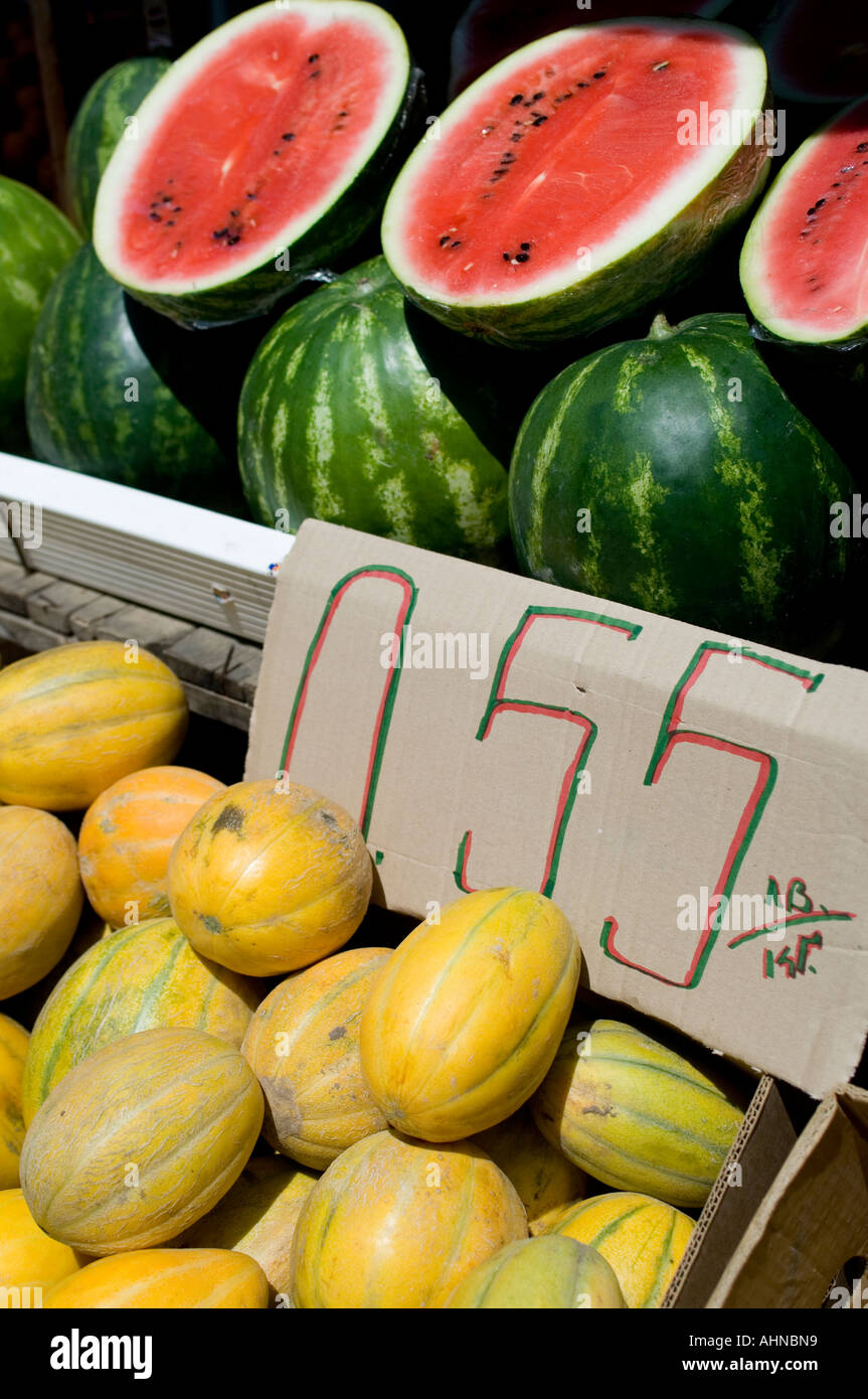 Water Melon Market Sofia Bulgaria Stock Photo - Alamy
