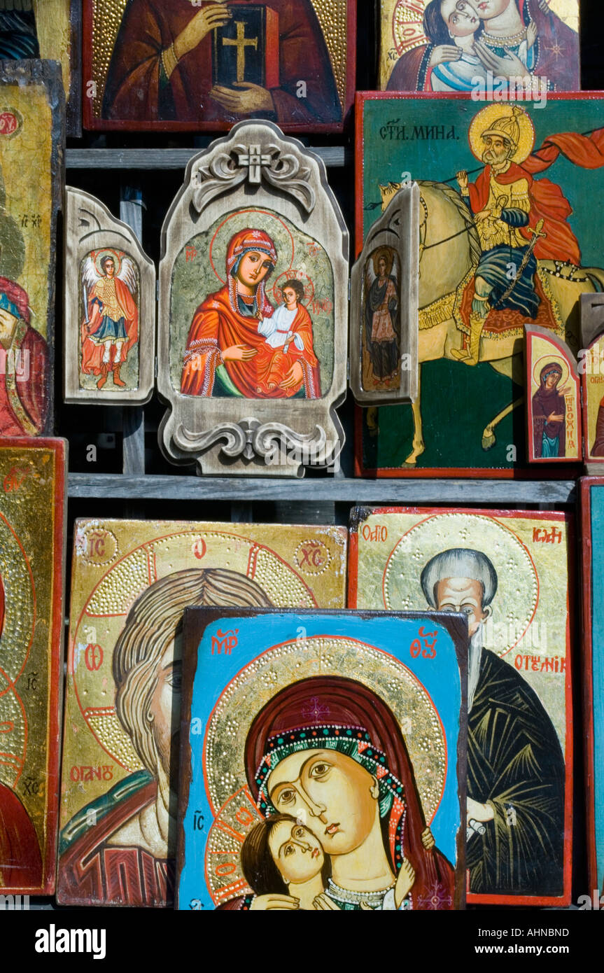 Icons Sofia Bulgaria Stock Photo - Alamy