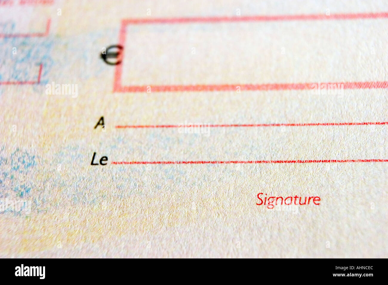 Eurochecks hi-res stock photography and images - Alamy