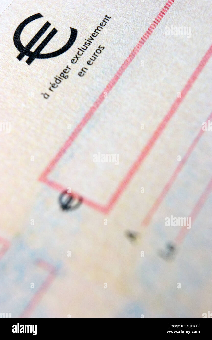 Eurocheck hi-res stock photography and images - Alamy