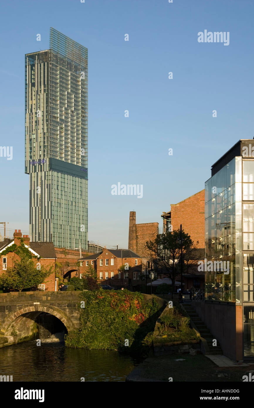 Beetham Tower Also Known As The Hilton Tower Manchester.Veiwed From ...