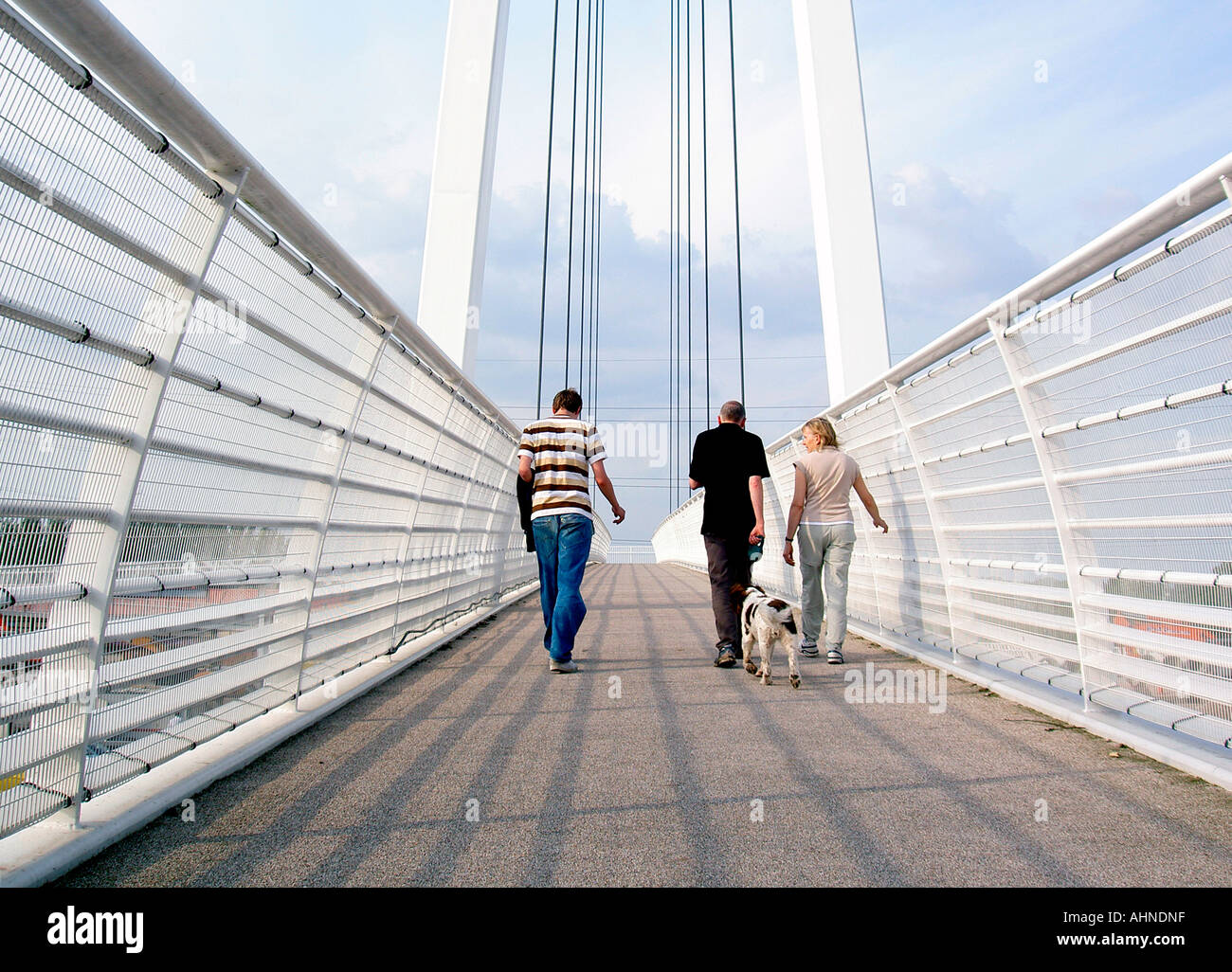 Manchester motorway walkway hi-res stock photography and images - Alamy