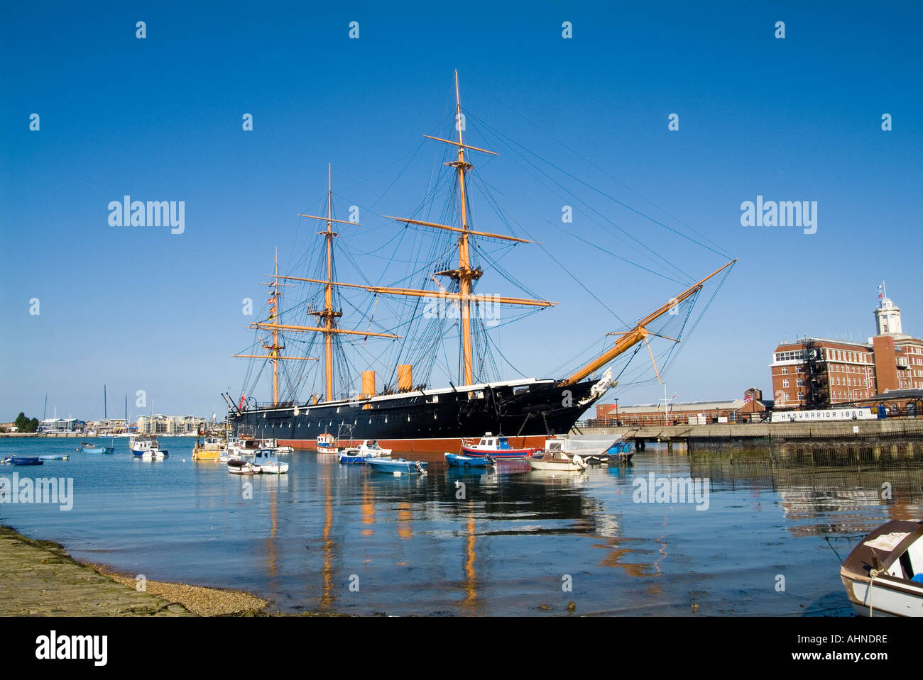HMS Warrior, Portsmouth, Southern England Stock Photo - Alamy