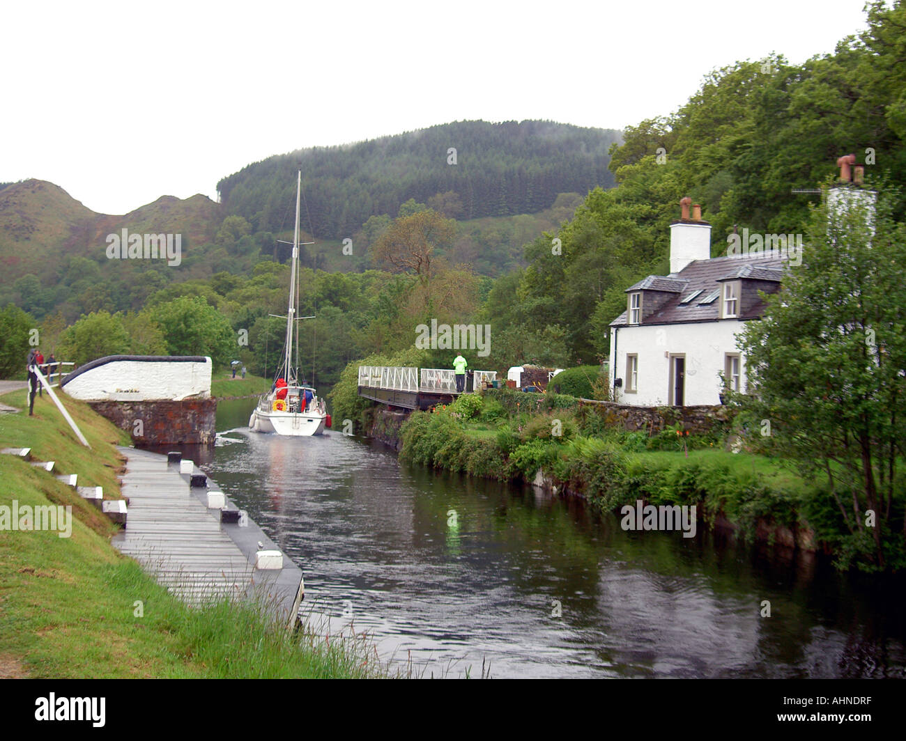 Scottish canal system hi-res stock photography and images - Alamy