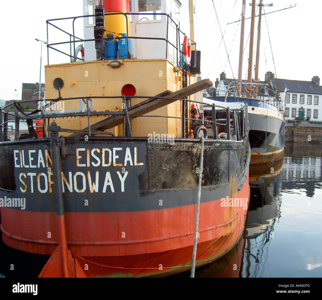 Clyde Puffer, Inverary Harbour, Argyll, West Coast of Scotland, UK ...